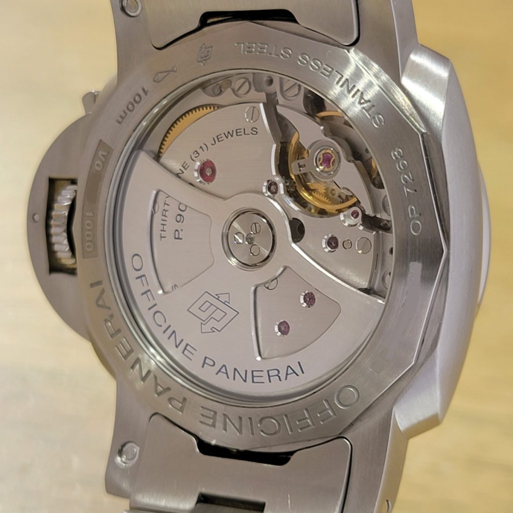 パネライ ルミノールマリーナ 42mm 青文字盤 PAM01028 V品番 2021年3月 ノンポリ中古極美品 - GenTle