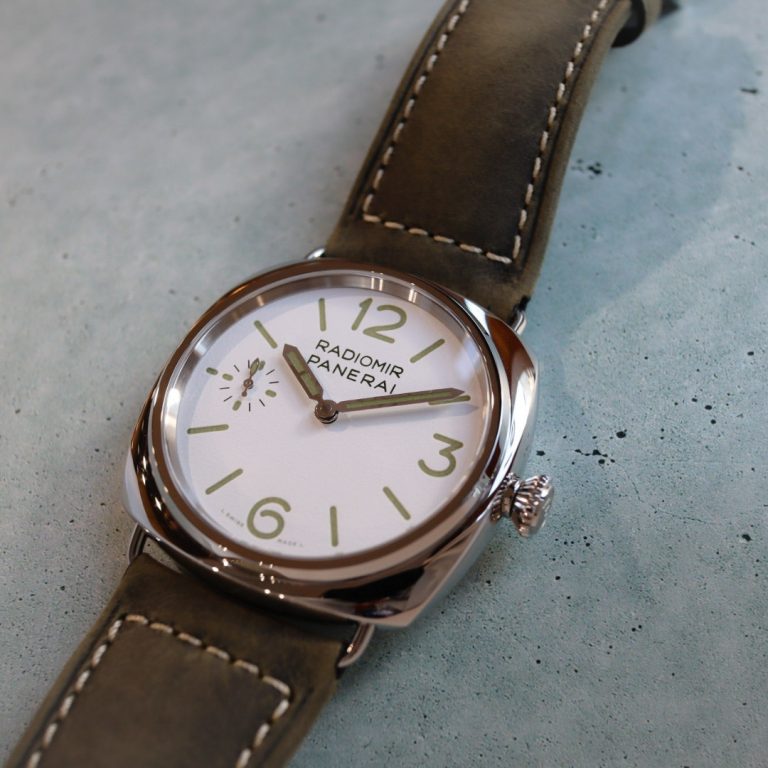 パネライ ラジオミール オフィチーネ 45 白文字盤 PAM01384 Z番 2023年12月 未使用品 - GenTle