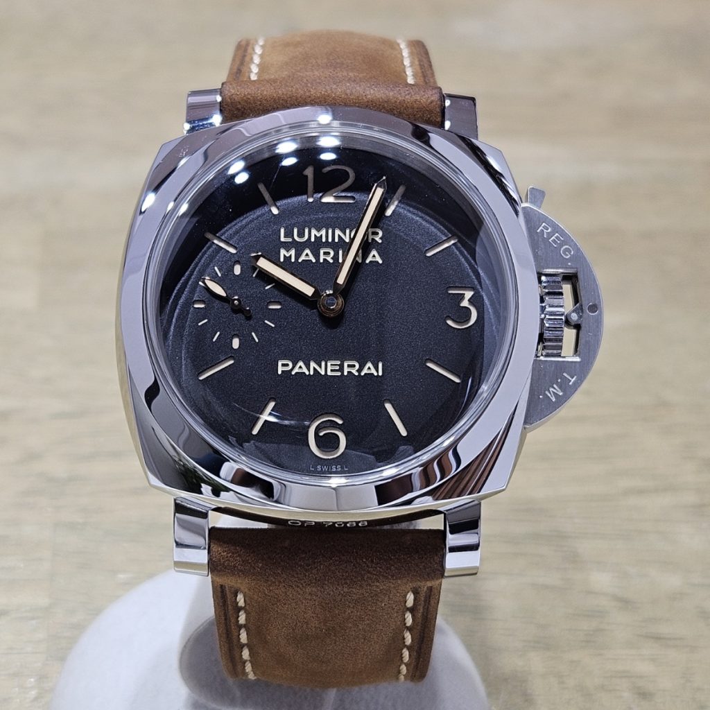 パネライ ルミノールマリーナ1950 47mm 背面パワーリザーブ PAM00422 AA番 2024年3月最終年代製造 ノンポリ極上美品 ...